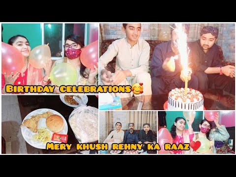 Birthday Celebrations🎂🥳♥️ Mery khush rehny ka raaz🥰🌸 #voiceofkainat