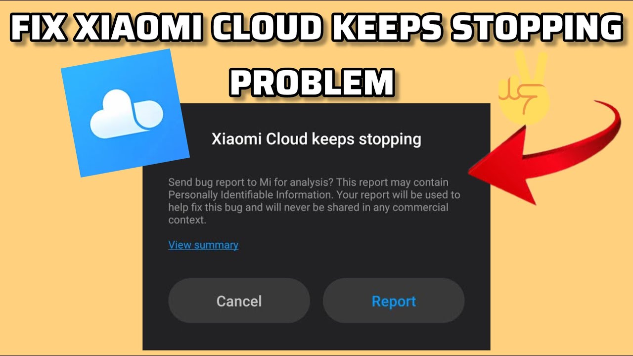 Fix Xiaomi Cloud App Keeps Stopping Problem|| TECH SOLUTIONS BAR