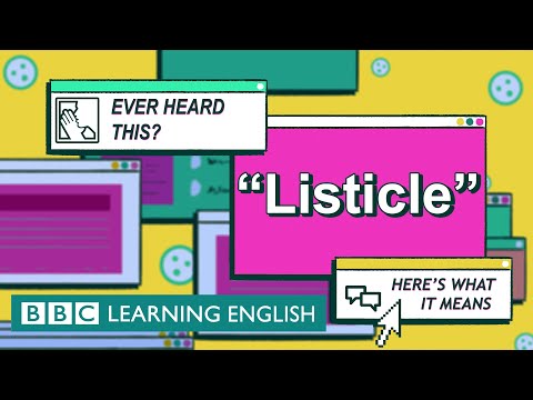 What does 'listicle' mean? - The English We Speak