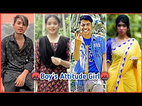 Boys & Girl attitude tiktok video __ Gangster attitude tiktok video __ ???? Attitude tiktok????