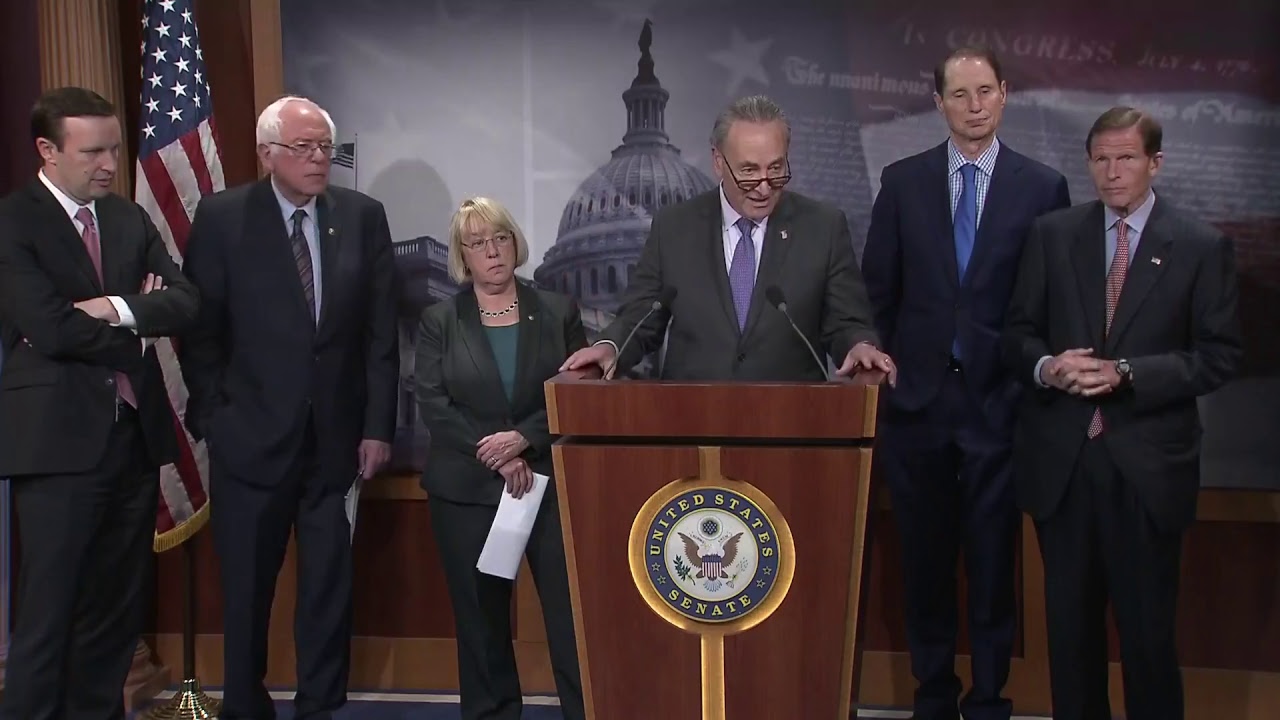 Senate Dems Discuss Newly Released CBO Score & TrumpCare's Impact on the Middle Class