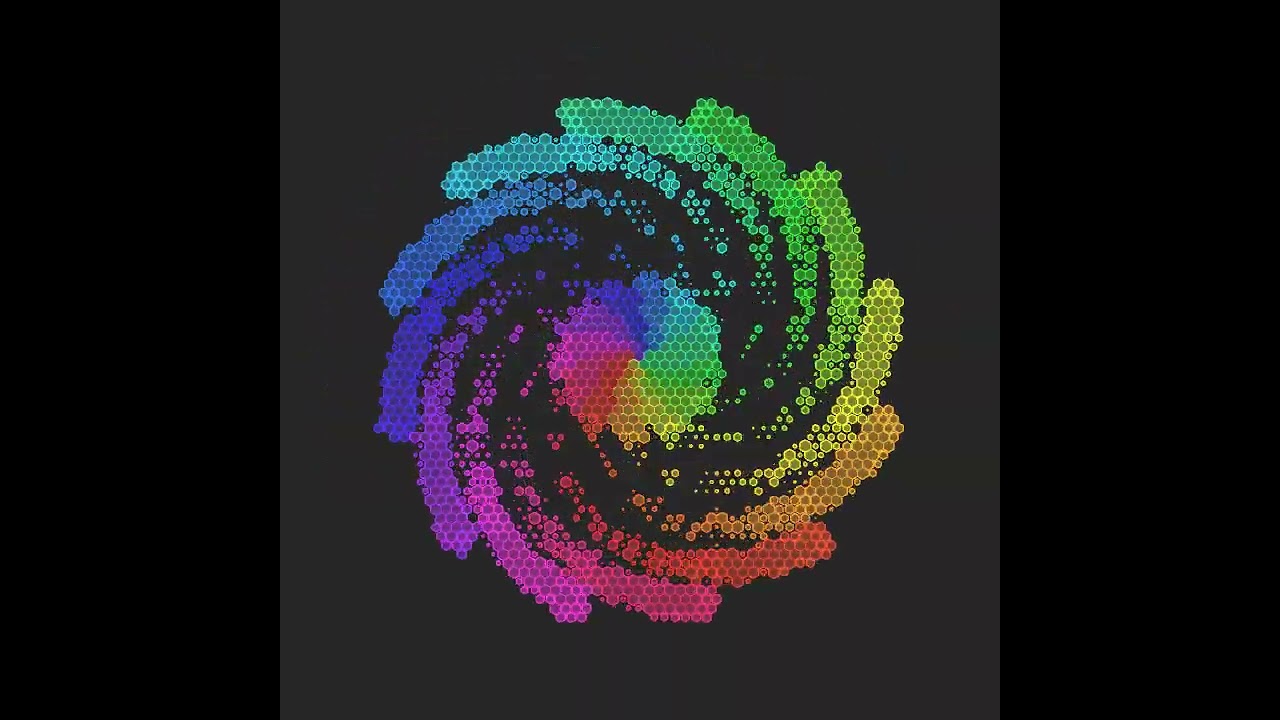 Colorful. #creativecoding #openframeworks #art #programming