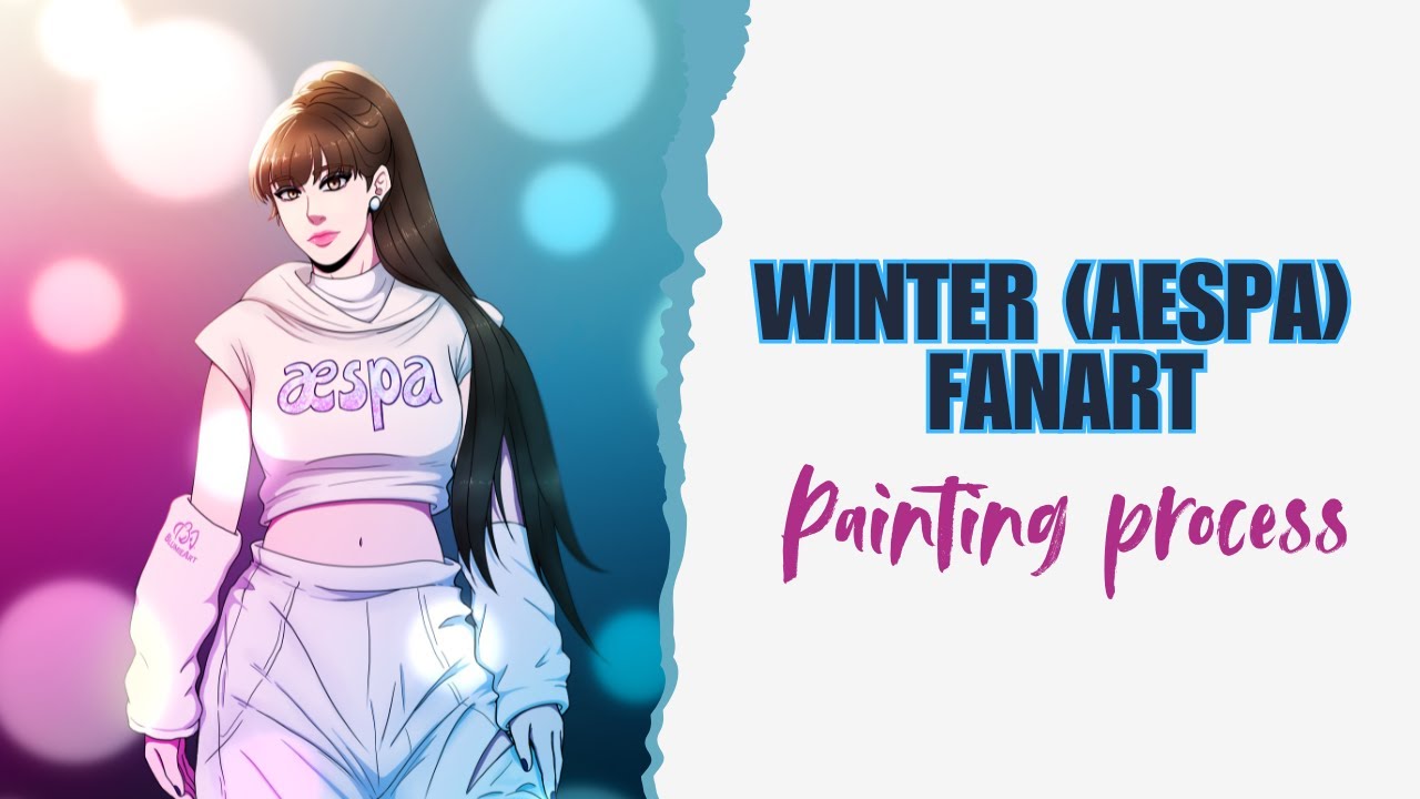 WINTER (aespa) FANART - Painting process