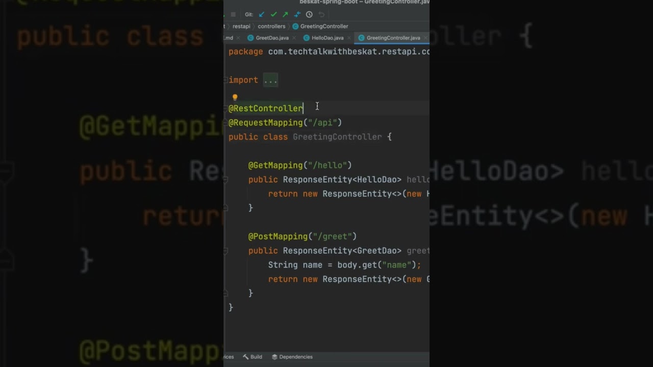 #restcontroller #java #springboot