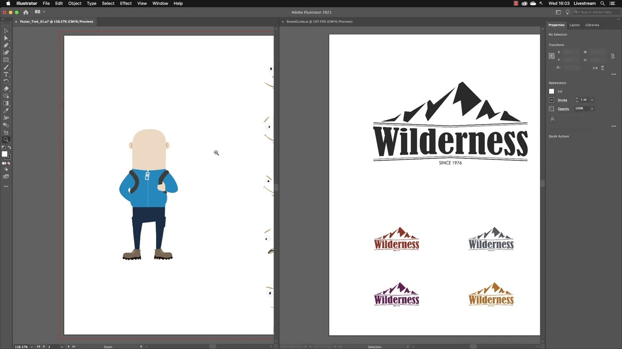 View Multiple Documents in Illustrator