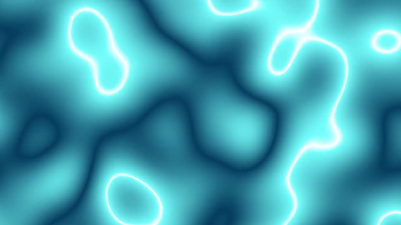 Neon Teal BackGround - 4K