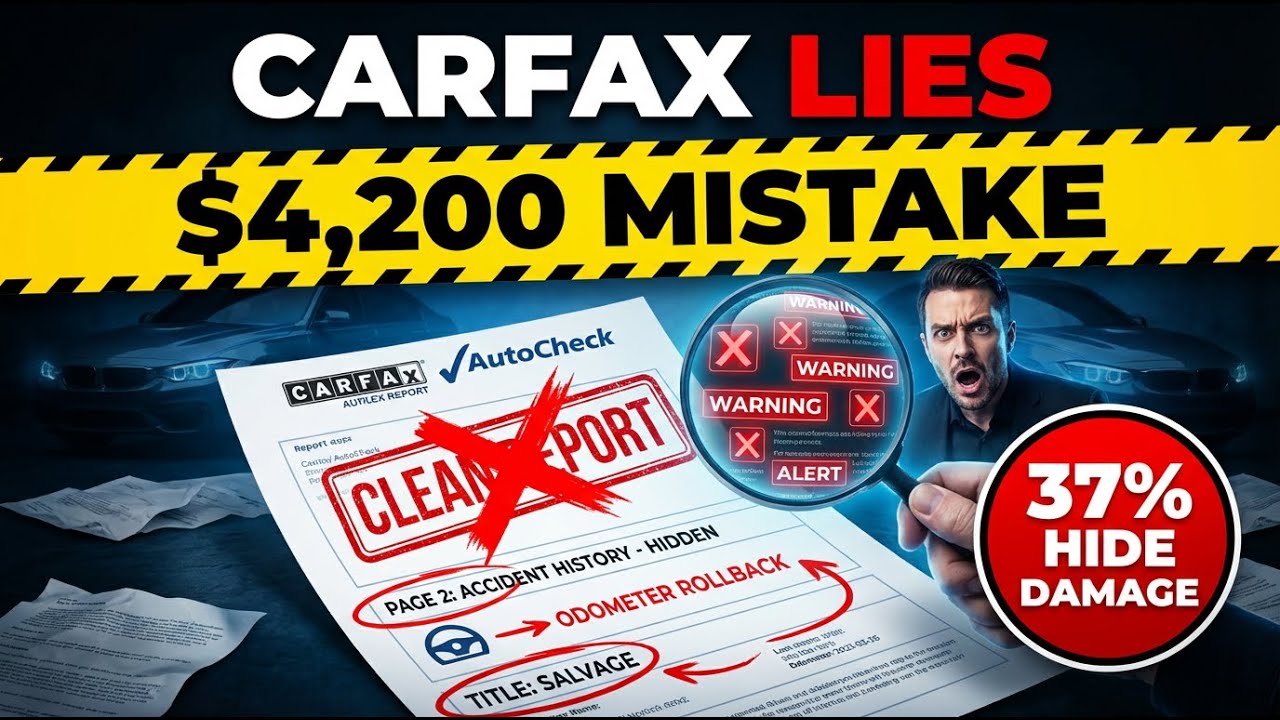 How to Check Vehicle History Report Properly: Avoid This $4,200 Mistake