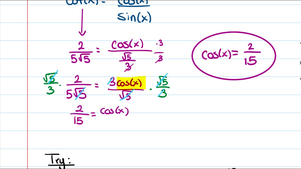 5.1 Trig Identities Example 1