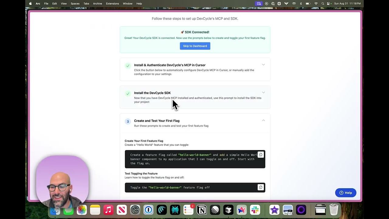 Install the DevCycle SDK Using AI