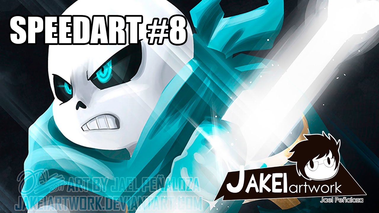SPEEDART #8 - UNDERSWAP SANS [Jakeiartwork]