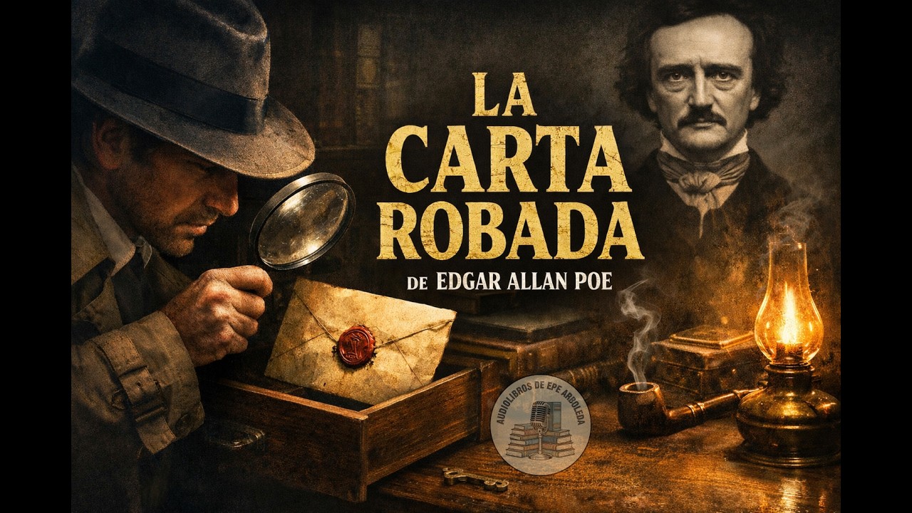 🕵🏻‍♂️ THE STOLEN LETTER by Edgar Allan Poe 🎧 Complete Spanish Audiobooks ✨ Free