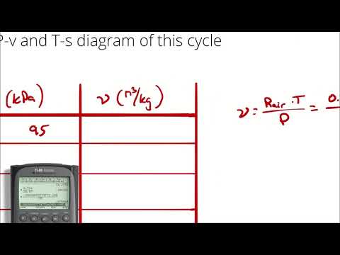 Example Problem - The Diesel Cycle (Cold Air Standard)