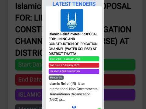 Ngostenders.com Looking for the latest NGO tenders in Pakistan? Visit NGOsTender.com for detail