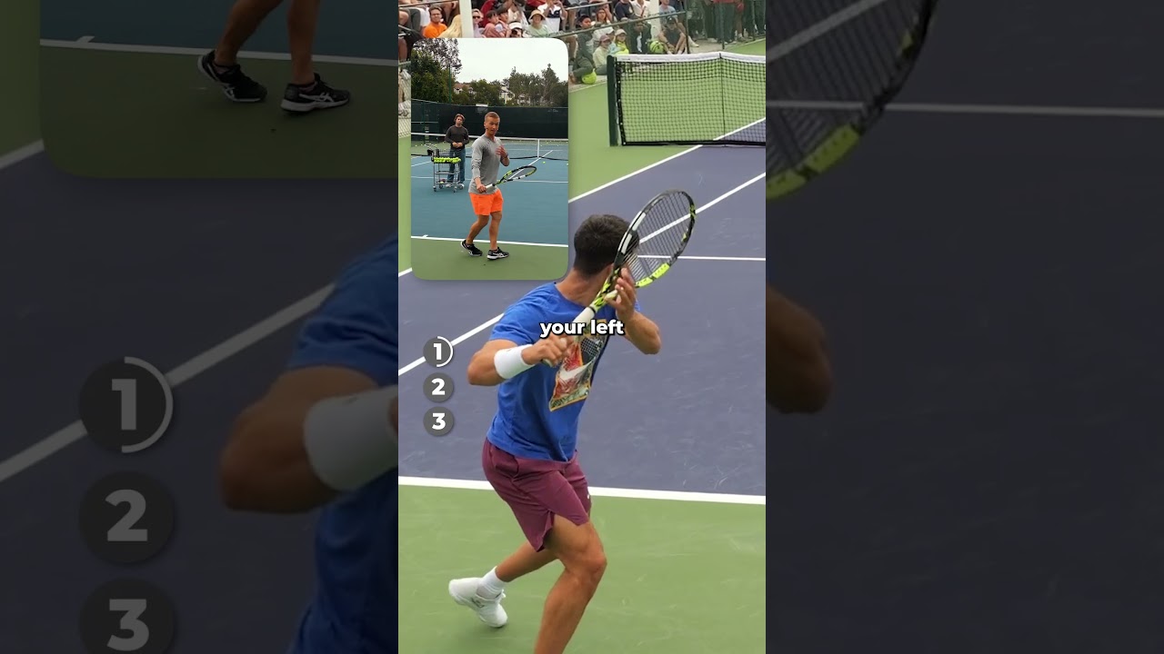 3 Steps to the ATP Forehand Racquet Flip - Link in comment for FTS