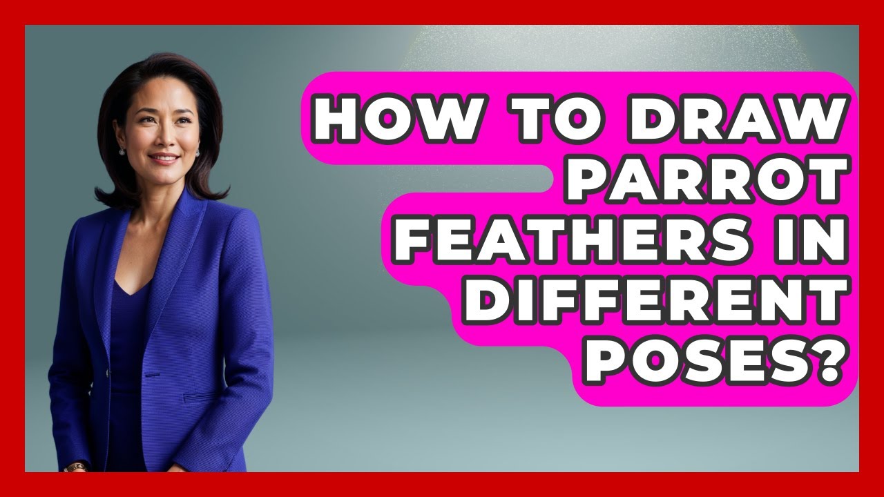 How To Draw Parrot Feathers In Different Poses? - Drawing and Painting Academy