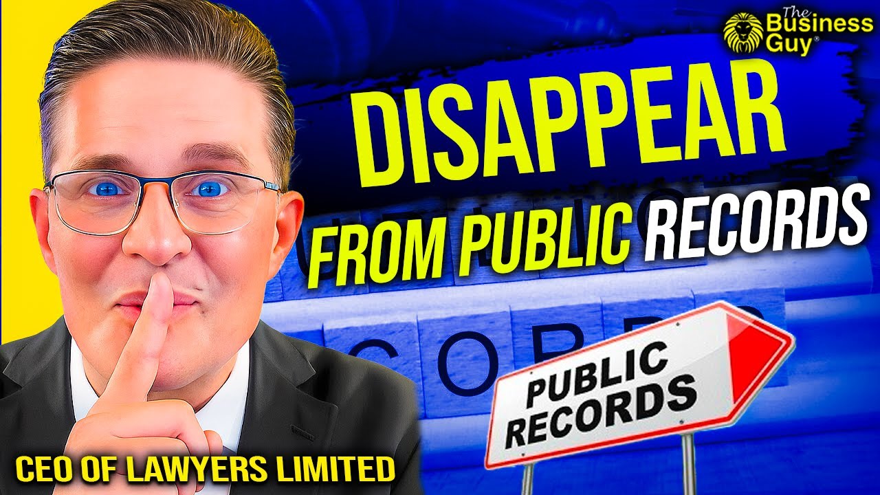 How to Disappear from Public Records & Avoid Lawsuits Legally!
