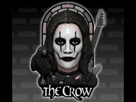 🐦 The Crow Brandon Lee Eric Draven・ STL File for 3D printing・Cults