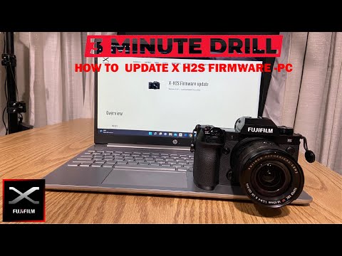 Fuji X-H2S: How to update firmware with PC