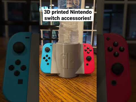 3D printed Nintendo switch accessories! #3dprinting #nintendoswitch #shorts