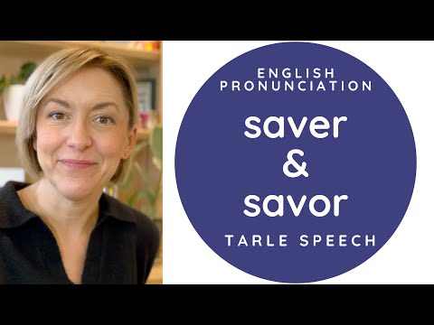 How to Pronounce SAVER & SAVOR - American English Pronunciation Lesson