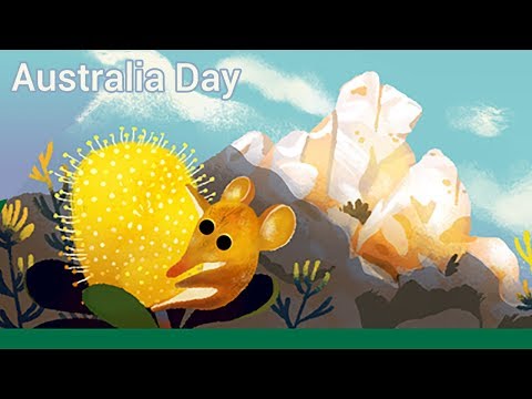 Australia Day Google Doodle #GoogleDoodle