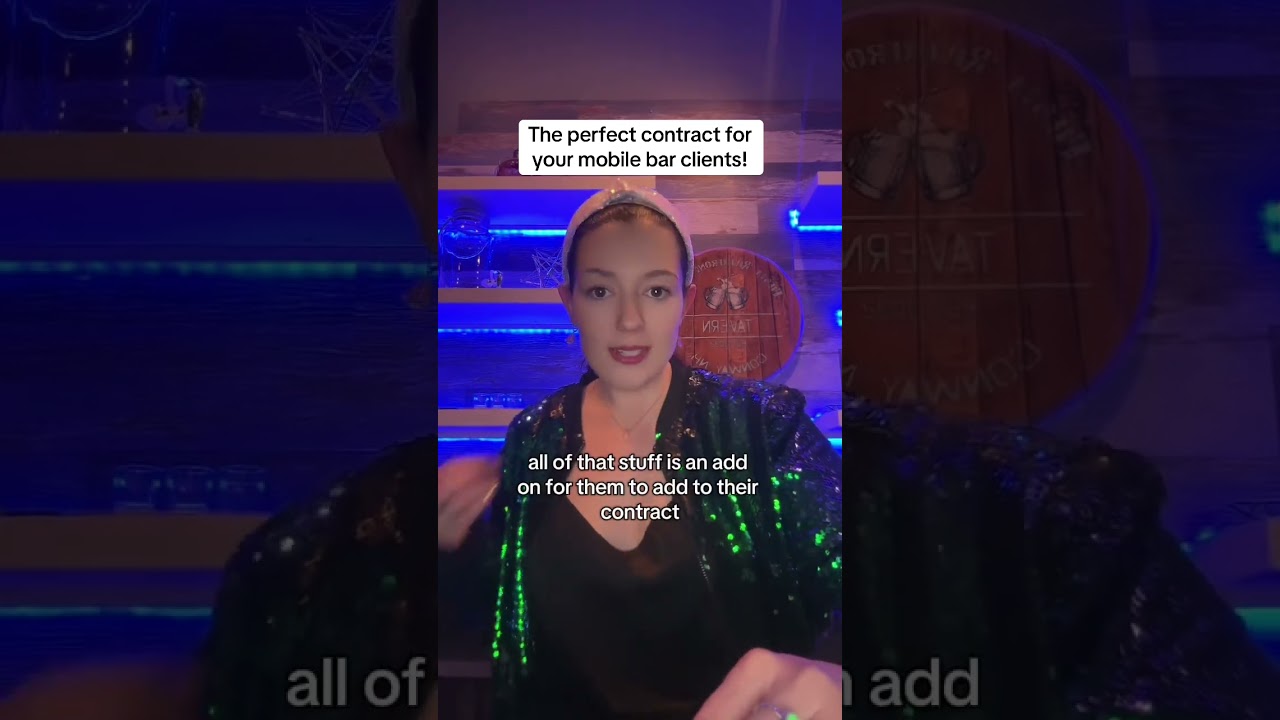 Mobile Bartending Contract