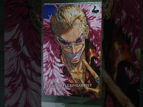 Doffy is complete 🦩 #doflamingo #onepiece #art #drawing #theflexingartist