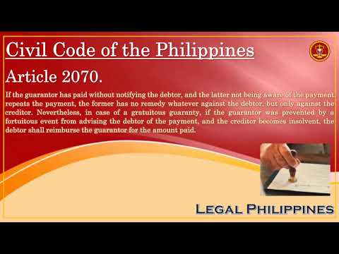 Civil Code of the Philippines, Article 2070