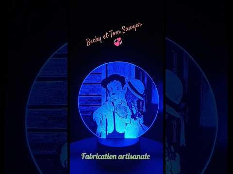 Becky et Tom Sawyer en lampe tactile #tomsawyer #année80 #becky #trending #shorts #suscribe #foryou