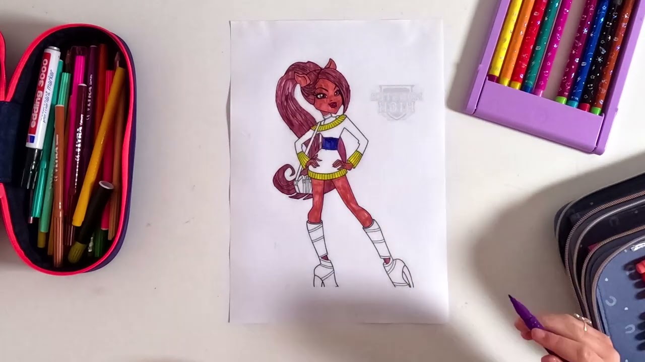A great MonsterHigh coloring picture!