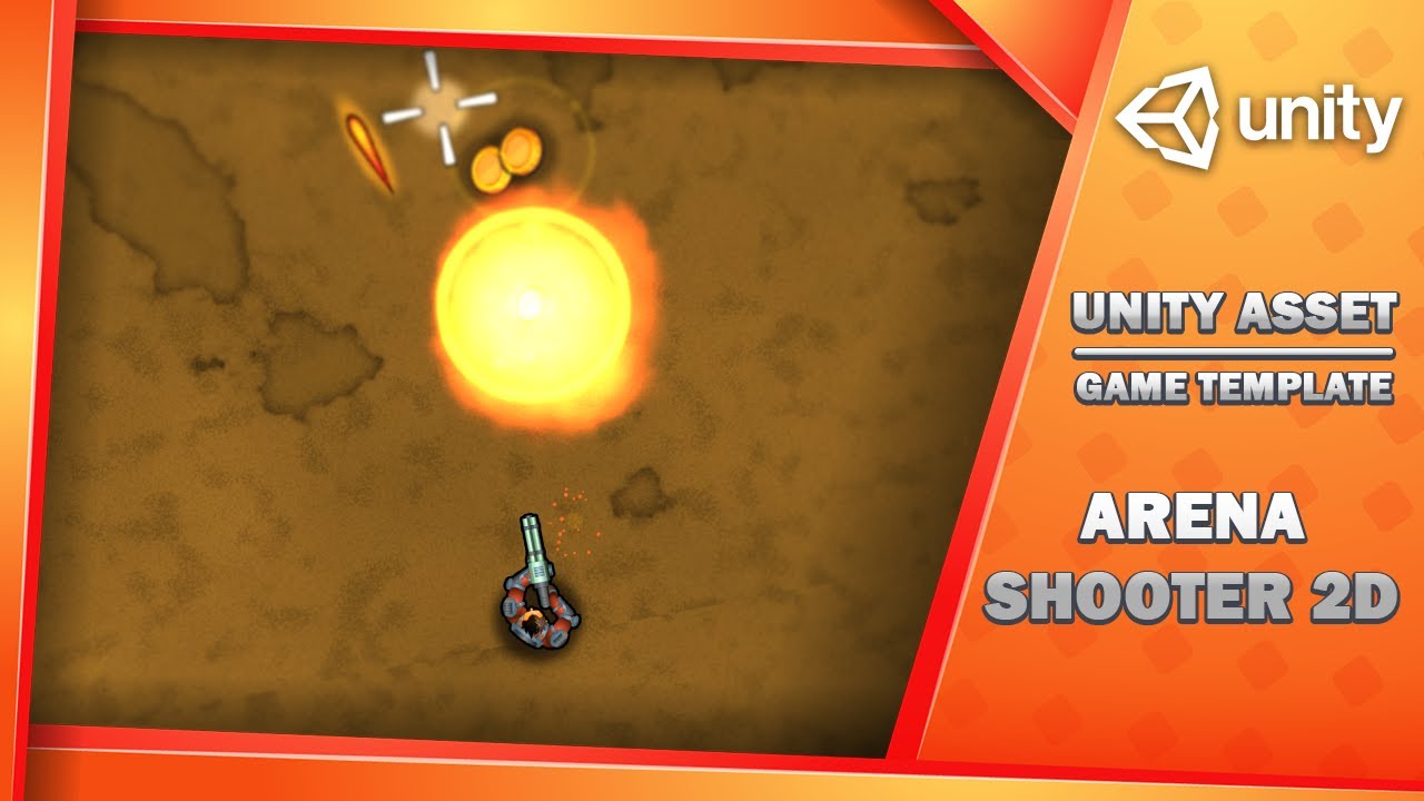 Top Down Arena Shooter 2D Template | Unity Asset Store | Customizable Shooter Game