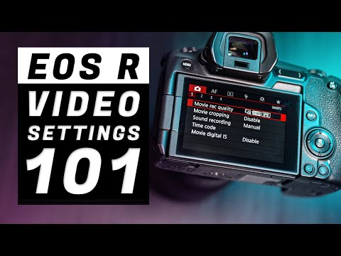 Canon R: Video & export settings (3075C003)