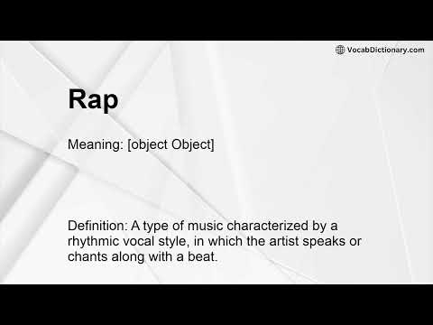 Rap Meaning