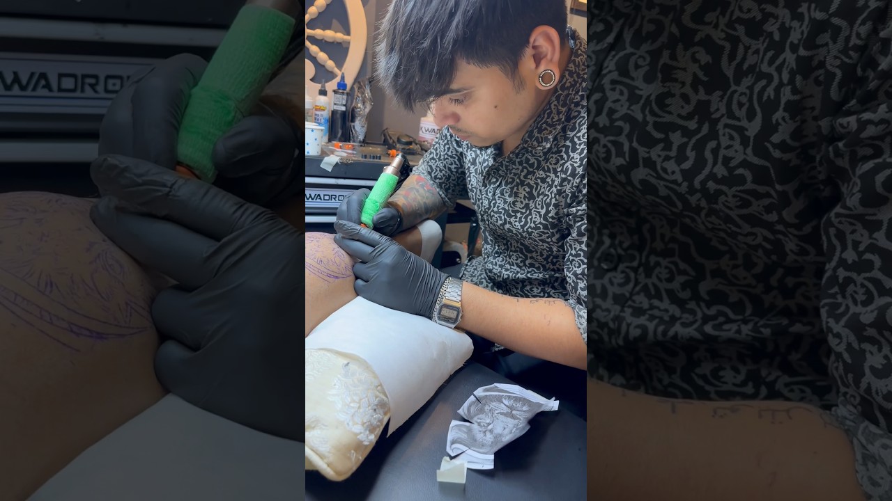 Lion tattoos | Calf tattoos | Leg tattoos | trending tattoos #tattoo #yt #ytshort #trending #lion