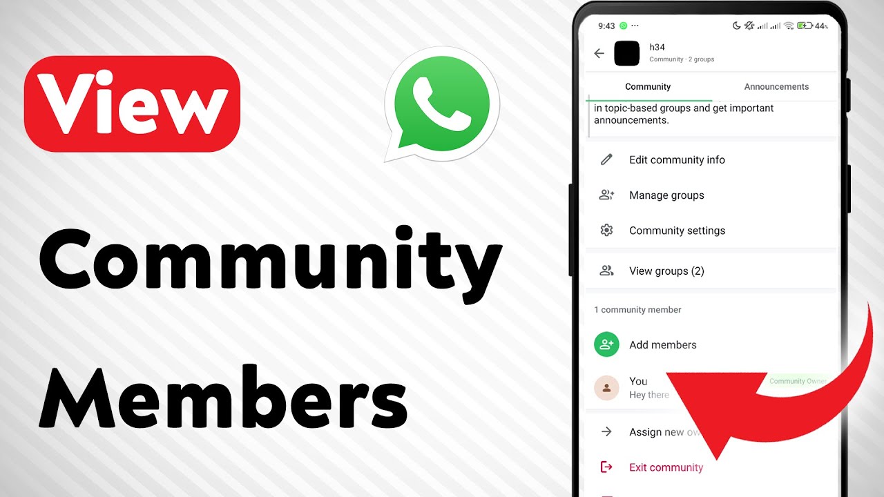 How To View Community Members on WhatsApp (Updated)