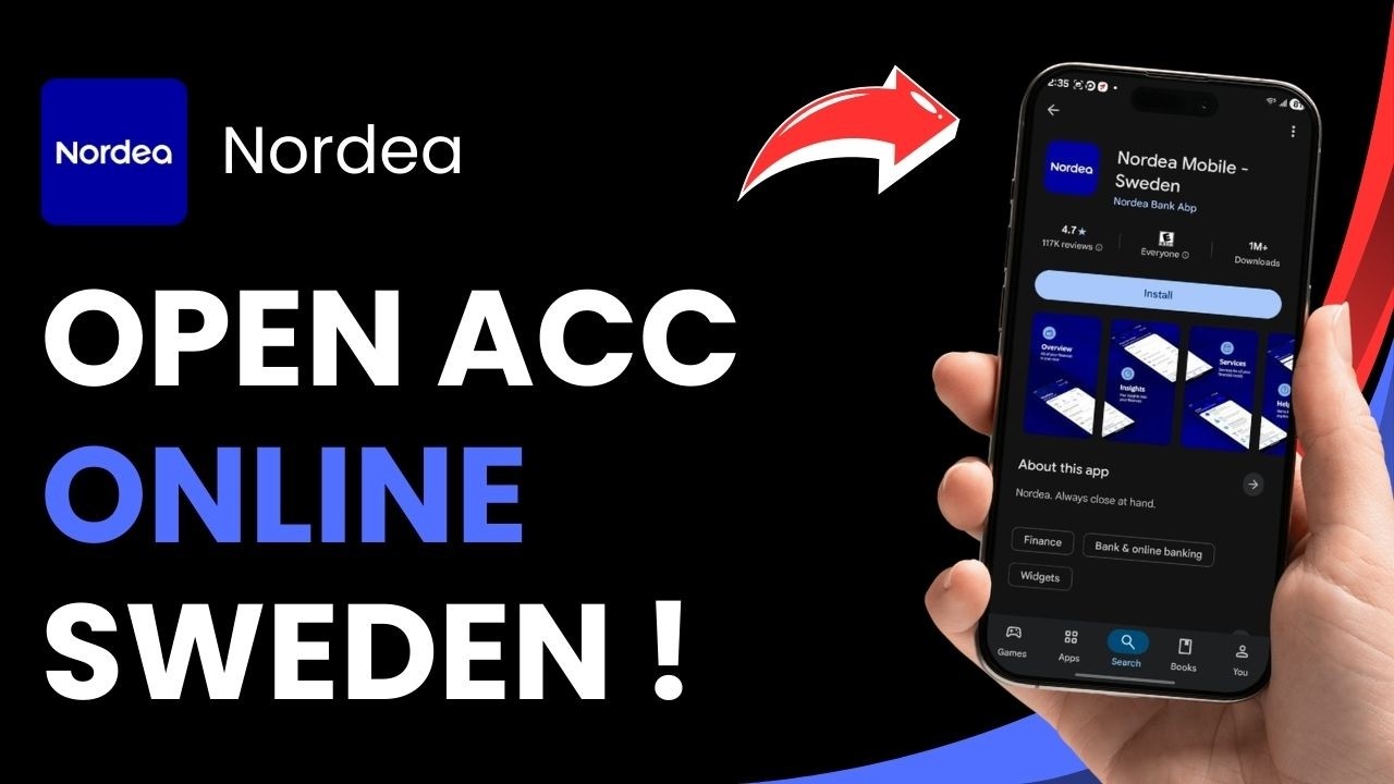 How to Open Nordea Bank Account Online !