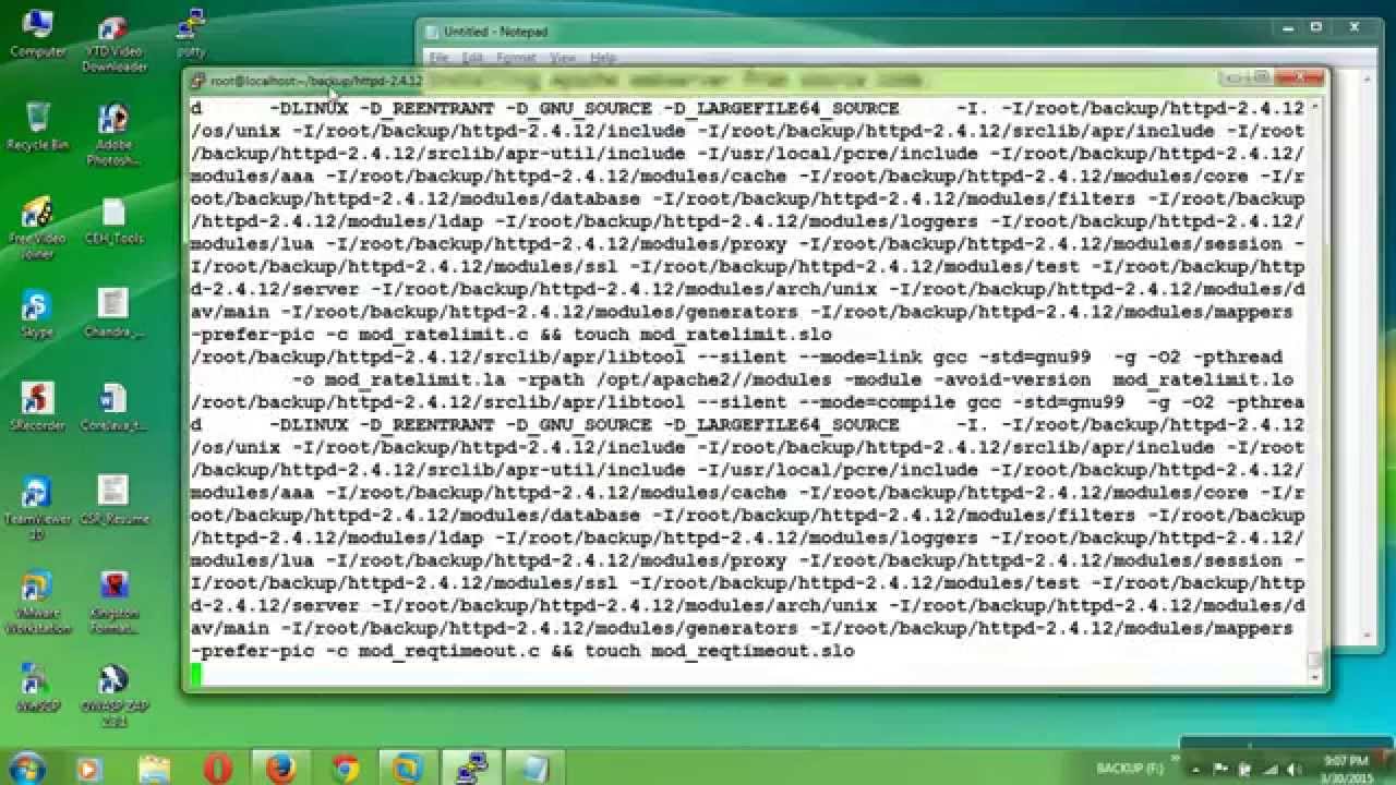 Installing Apache Web Server from Source Code in Linux