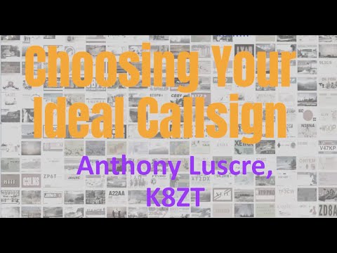 K1USN Radio Club Zoom Mtg 6-22-21: Pt1: Choosing a Callsign - K8ZT
