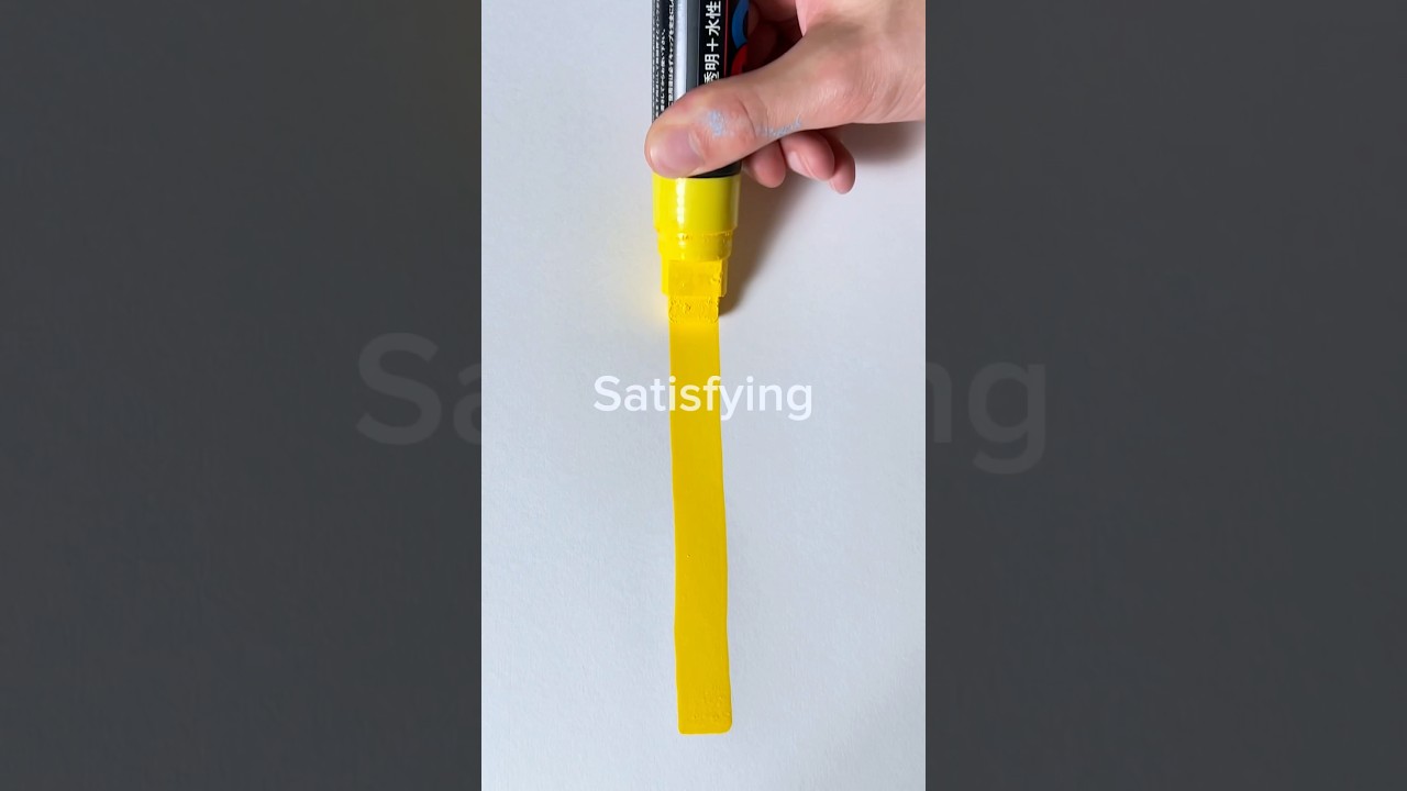 Which Marker is the Most Satisfying? (#shorts)