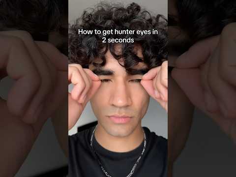 Get hunter eye in 2 seconds #looksmax #huntereyes #eyeshape #fy #viral