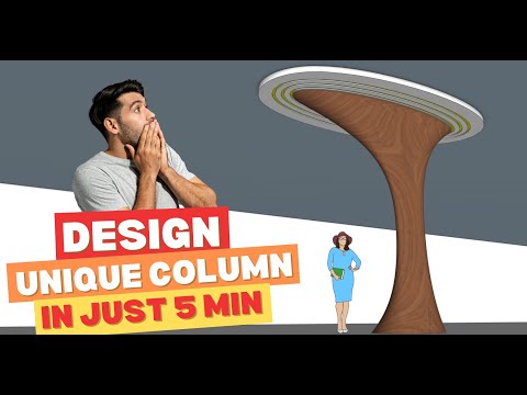 Create a Stunning Modern Column in SketchUp FAST