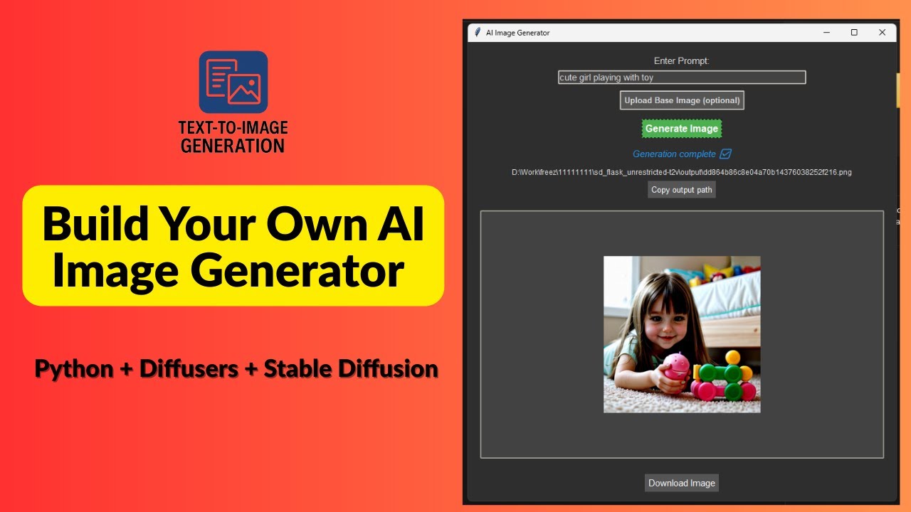 Build Your Own AI Image Generator | Python + Diffusers + Stable Diffusion