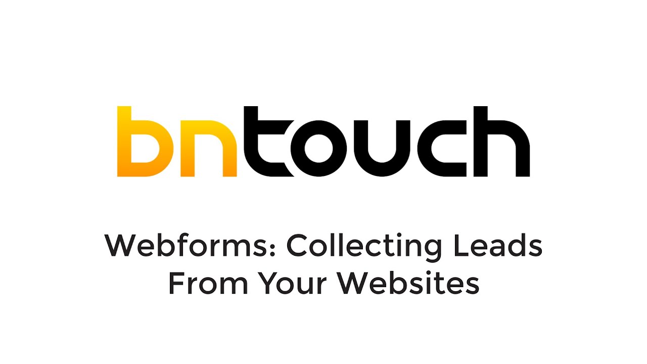 Options Tab: Collecting Leads with Webforms