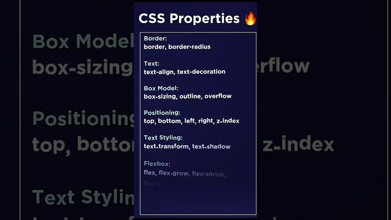 CSS style properties #coding #webdevelopment #webdesign #programming #2025 #html #css