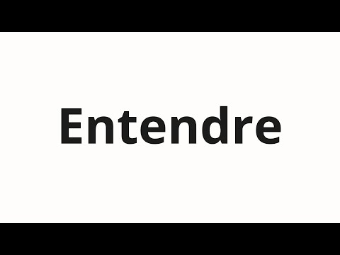 How to pronounce Entendre