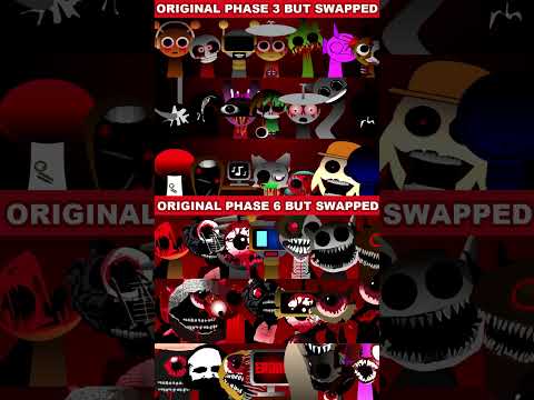 Sprunki Phase 3 But Swapped Original VS Phase 6 But Swapped Original *Mix Version* #sprunki