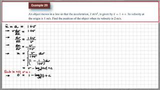 c. Alternate Forms: a(v), a(x), v(x), t(v), t(x) Specialist Mathematics