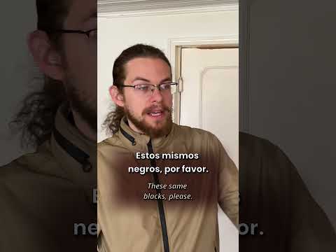 SHOPPING FOR SHOES CONVERSATION IN SPANISH: Can you understand? #shorts