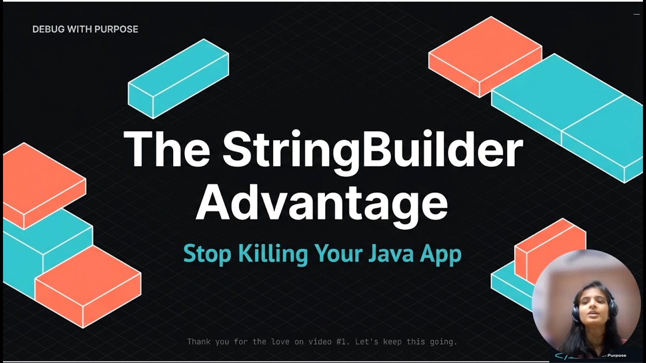 90% of Java Developers Get This Wrong — String vs StringBuilder | #DebugWithPurpose