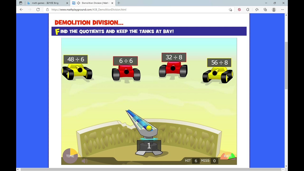 Demolition Division from Math Playground